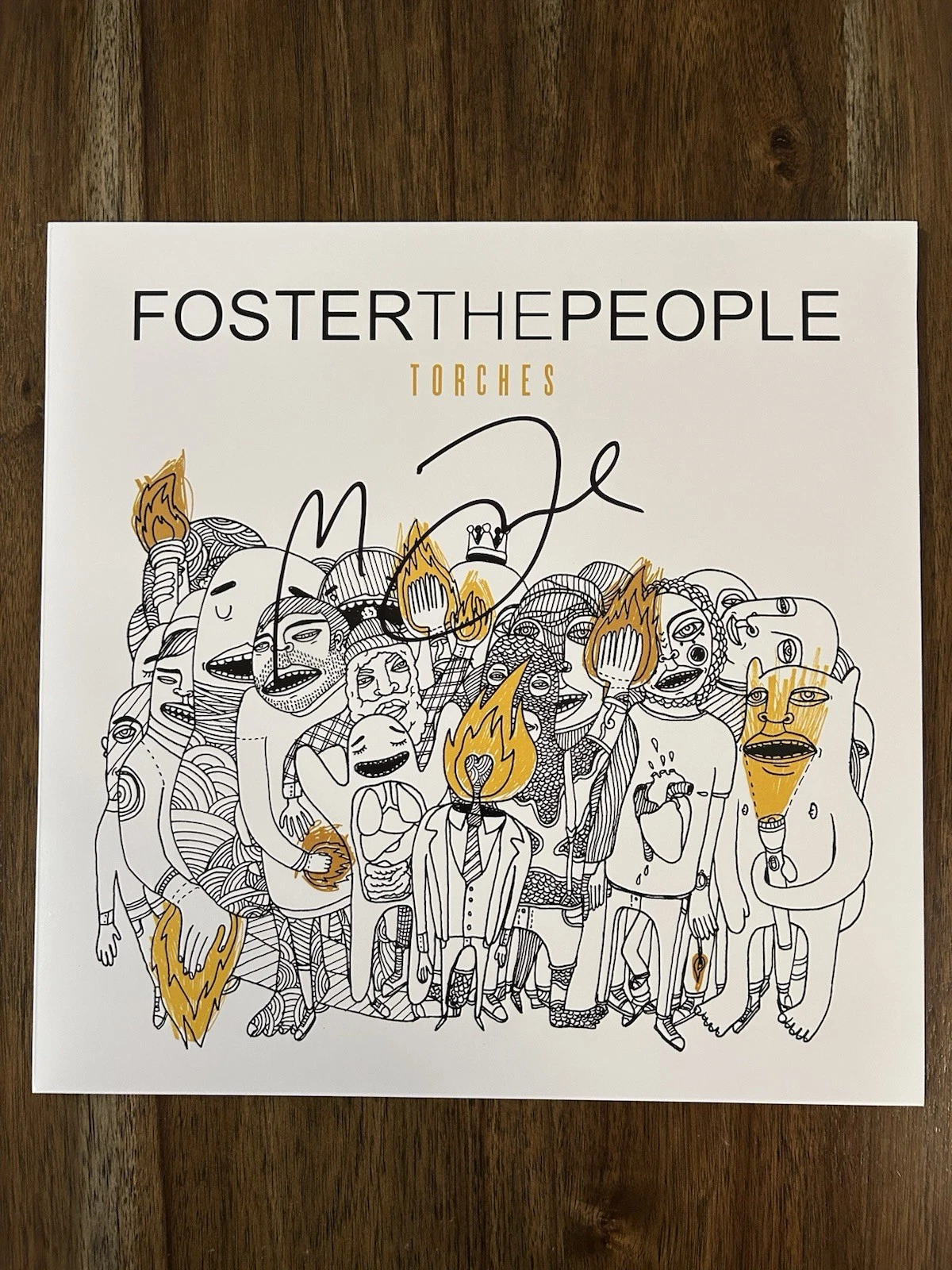 Mark Foster ‘Foster The People’ Signed Vinyl Album ‘Torches’ Beckett ...