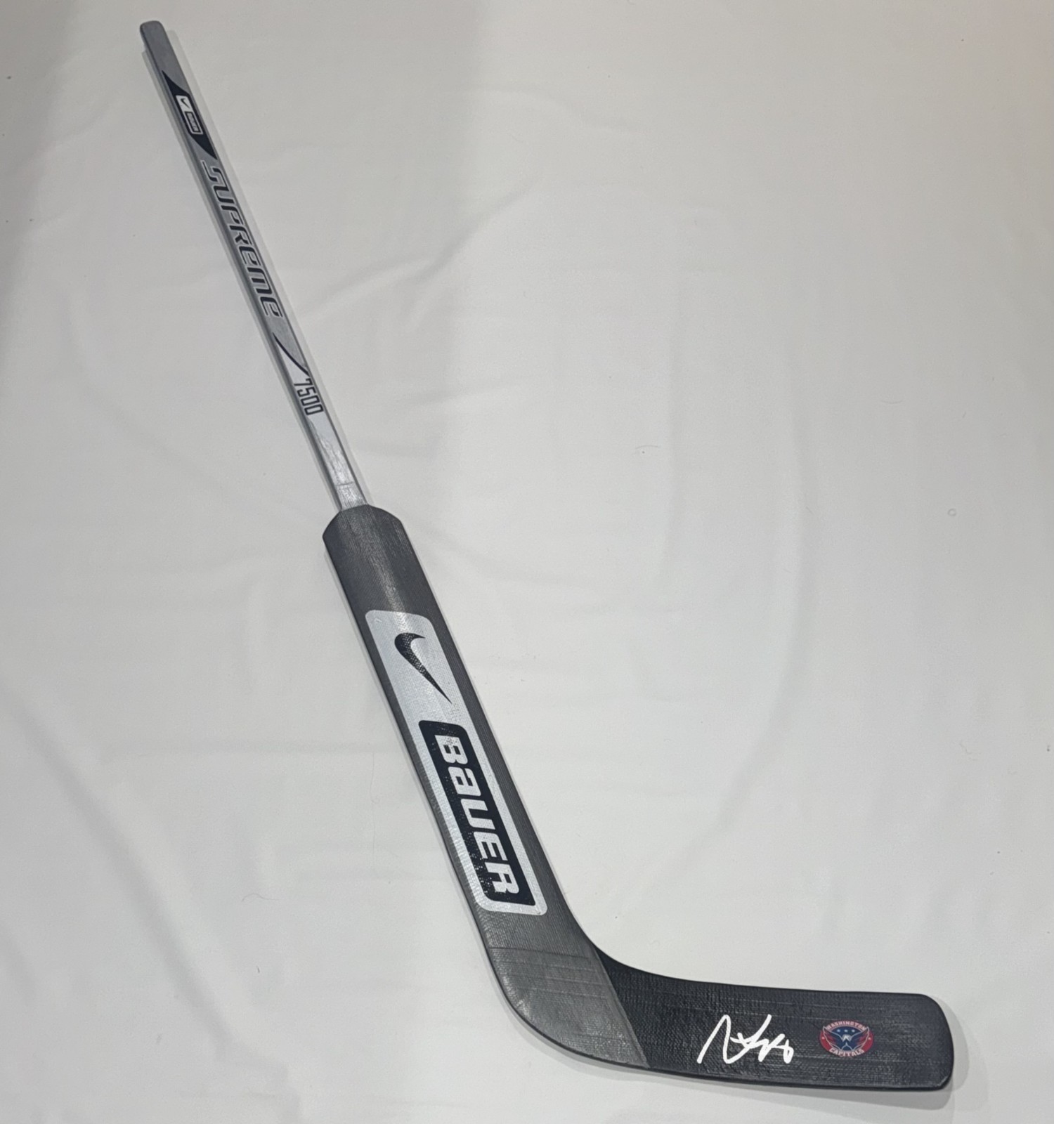 LOGAN THOMPSON SIGNED GOALIE STICK WASHINGTON CAPITALS AUTOGRAPHED ...