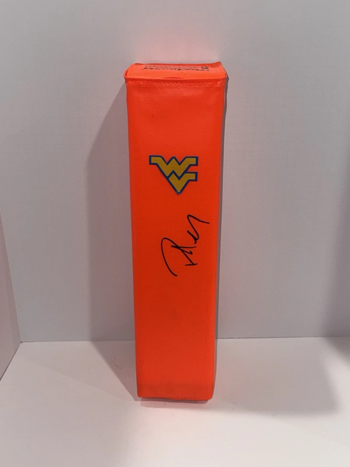 PAT MCAFEE SIGNED TOUCHDOWN PYLON WEST VIRGINIA MOUNTAINEERS FOOTBALL ...