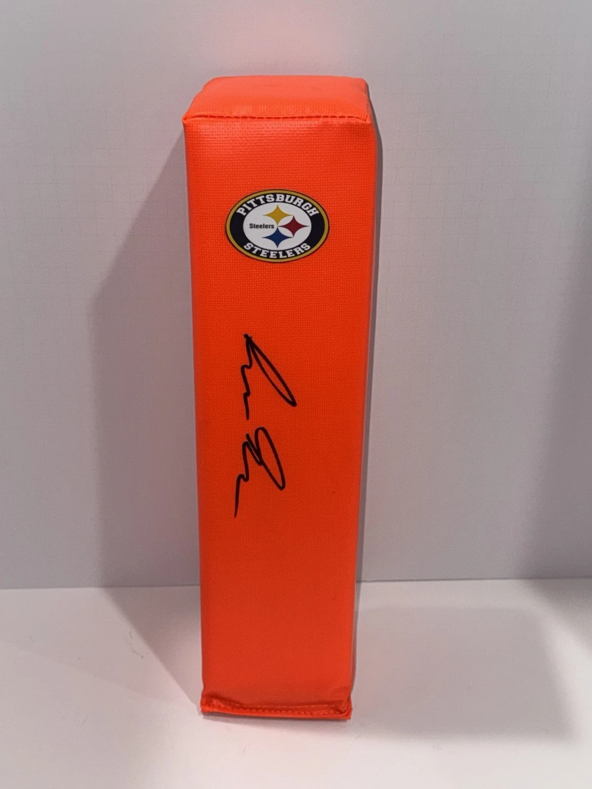 ASANTE SAMUEL JR. SIGNED TOUCHDOWN PYLON PITTSBURGH STEELERS PROOF ...