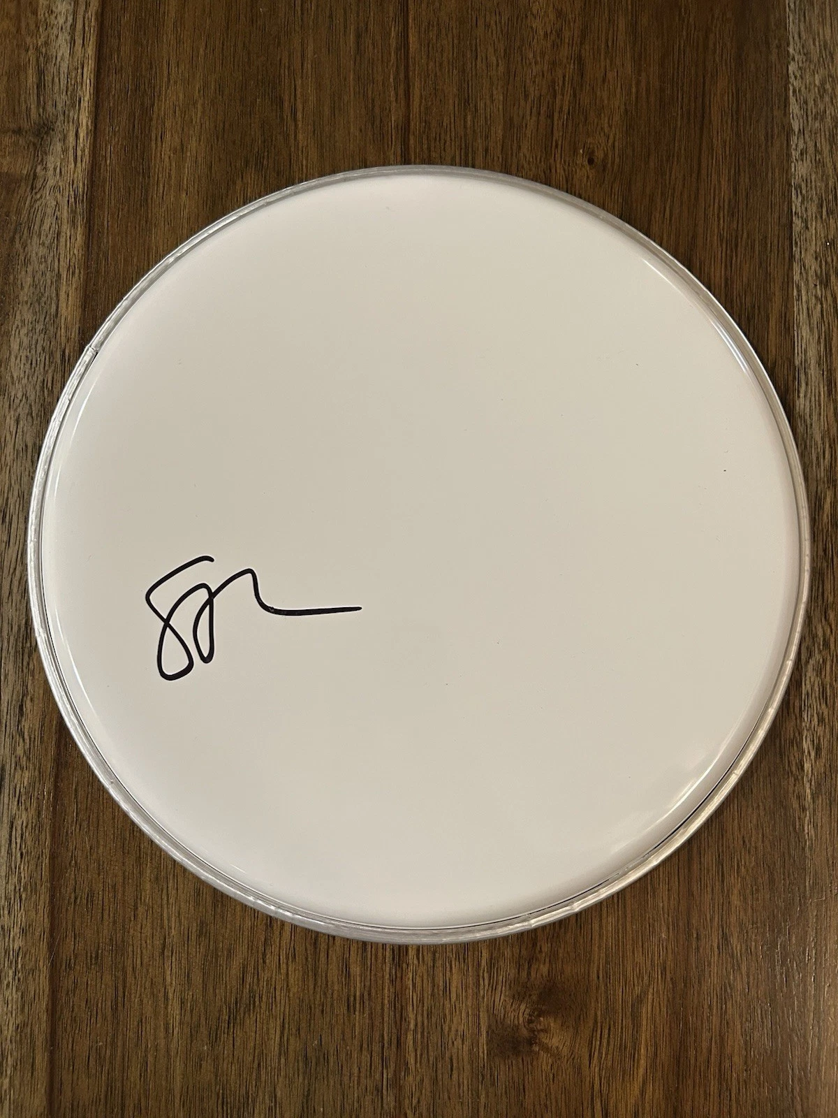 Steve Gorman ‘The Black Crowes’ Drummer Signed White 10” Drumhead ...