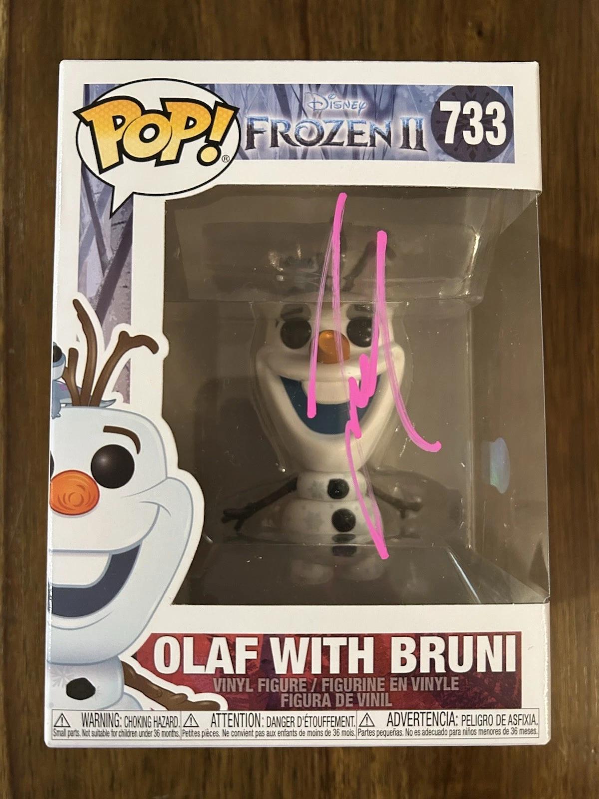 Josh Gad ‘Frozen’ Signed Funko Pop ‘Olaf’ Beckett Certified Disney ...