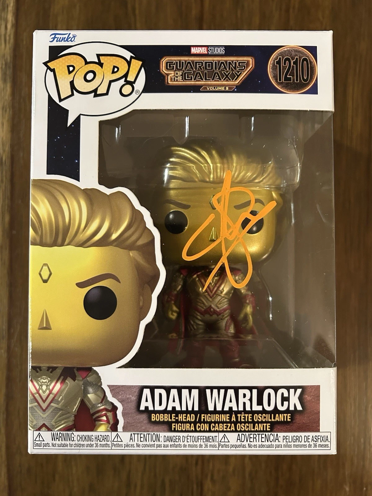 Will Poulter ‘Guardians Of The Galaxy’ Signed ‘Adam Warlock’ Funko Pop ...