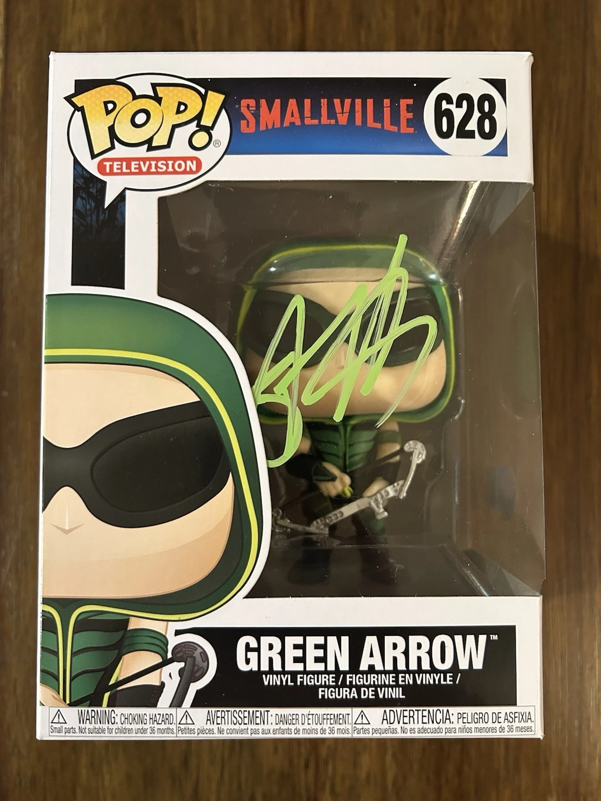 Justin Hartley ‘Smallville’ Signed Funko Pop ‘Green Arrow’ Beckett ...