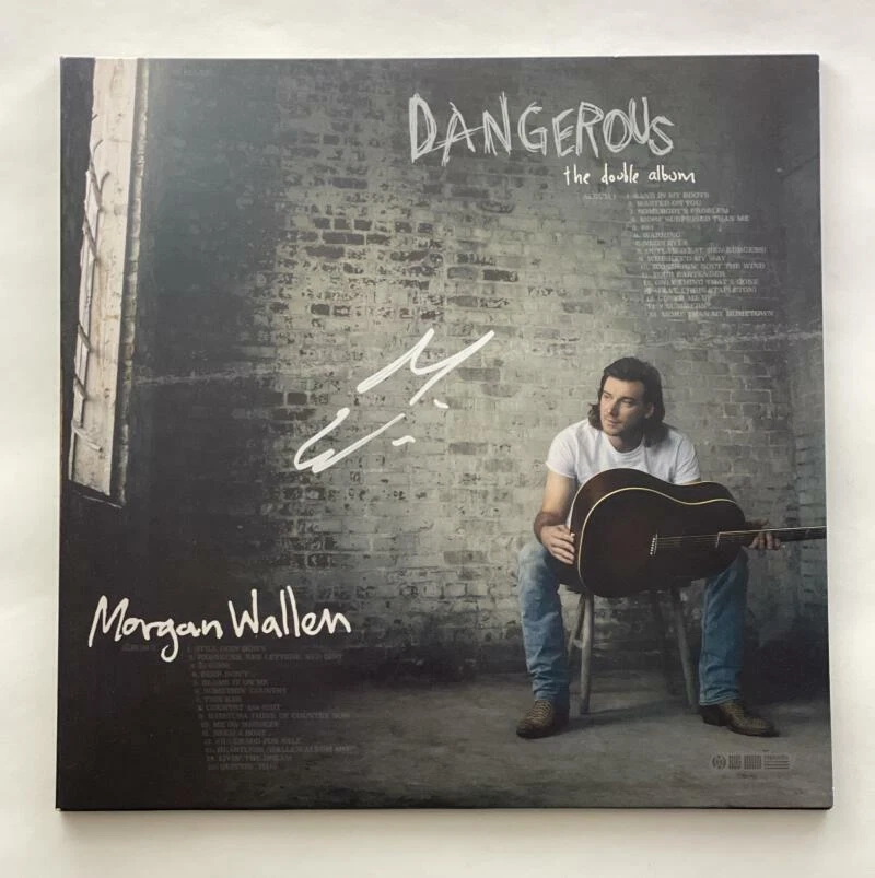 MORGAN WALLEN SIGNED AUTOGRAPH VINYL RECORD - DANGEROUS THE DOUBLE ...