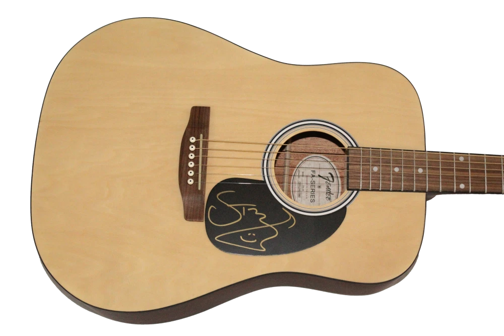 Sting The Police Signed Autograph Full Size Fender Acoustic Guitar w ...