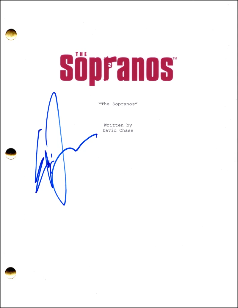 Edie Falco Signed Autograph The Sopranos Full Pilot Script Screenplay ...