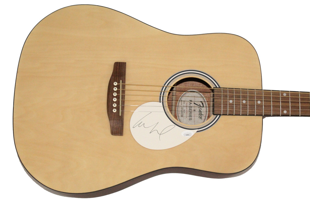 Lou Reed Signed Autograph Fender Acoustic Guitar The Velvet Underground ...