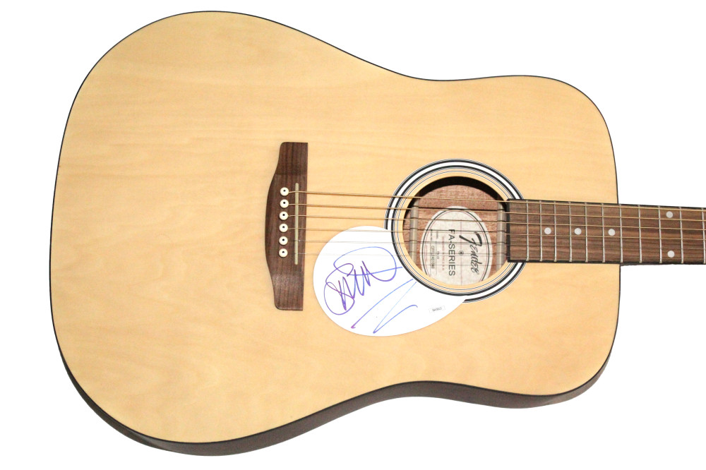 Simon Le Bon Duran Duran Signed Autograph Fender Acoustic Guitar w/ JSA ...