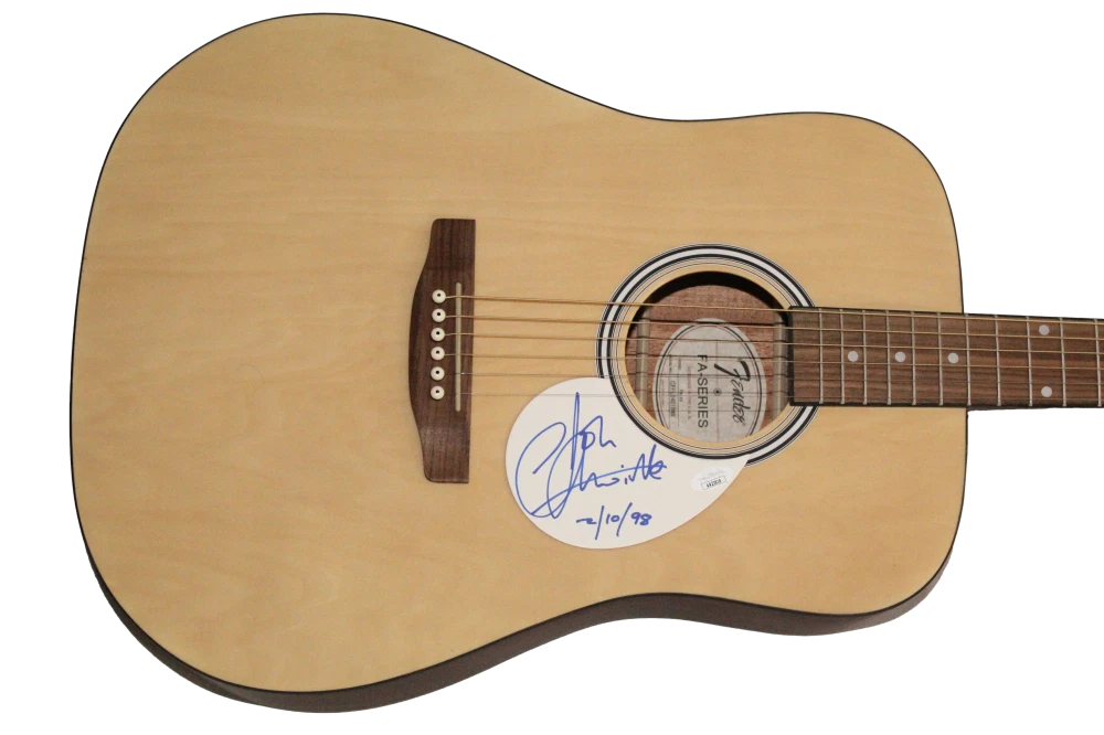 John Entwistle The Who Signed Autograph Fender Acoustic Guitar - Tommy ...