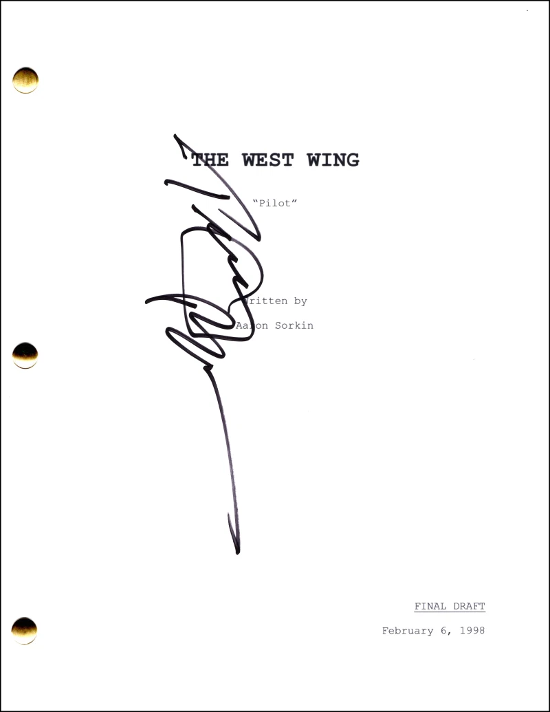 Timothy Busfield Signed Autograph The West Wing Pilot Script - Danny ...