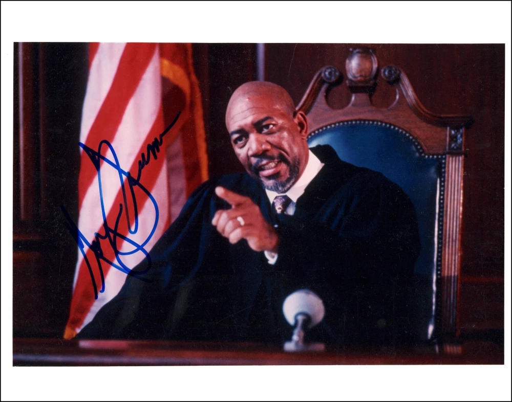 Morgan Freeman Signed Autograph 8x10 Photo w/ Vintage Full Signature ...