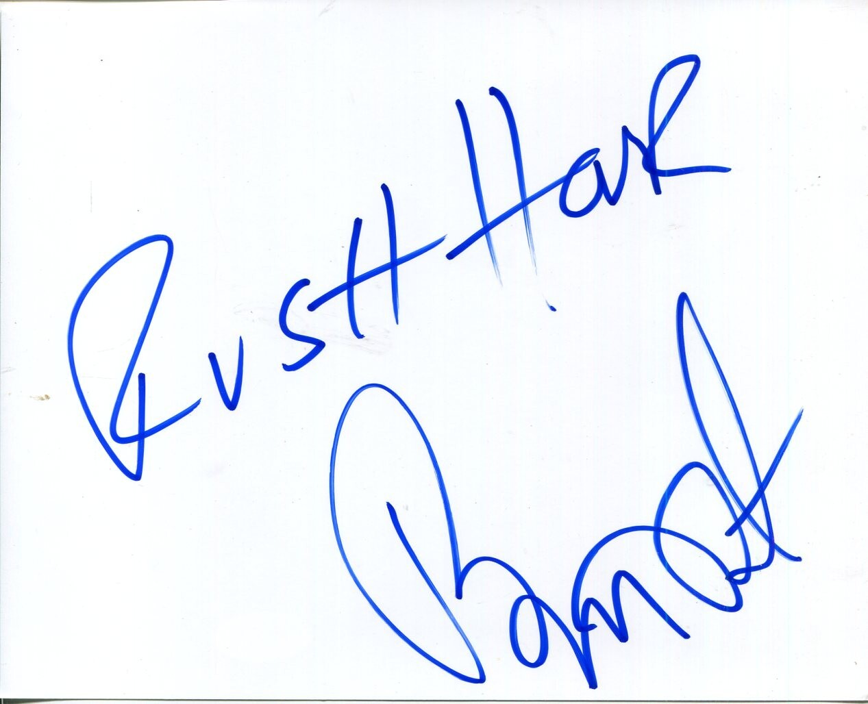Brett Ratner Rush Hour X-Men: The Last Stand Director Signed Large ...