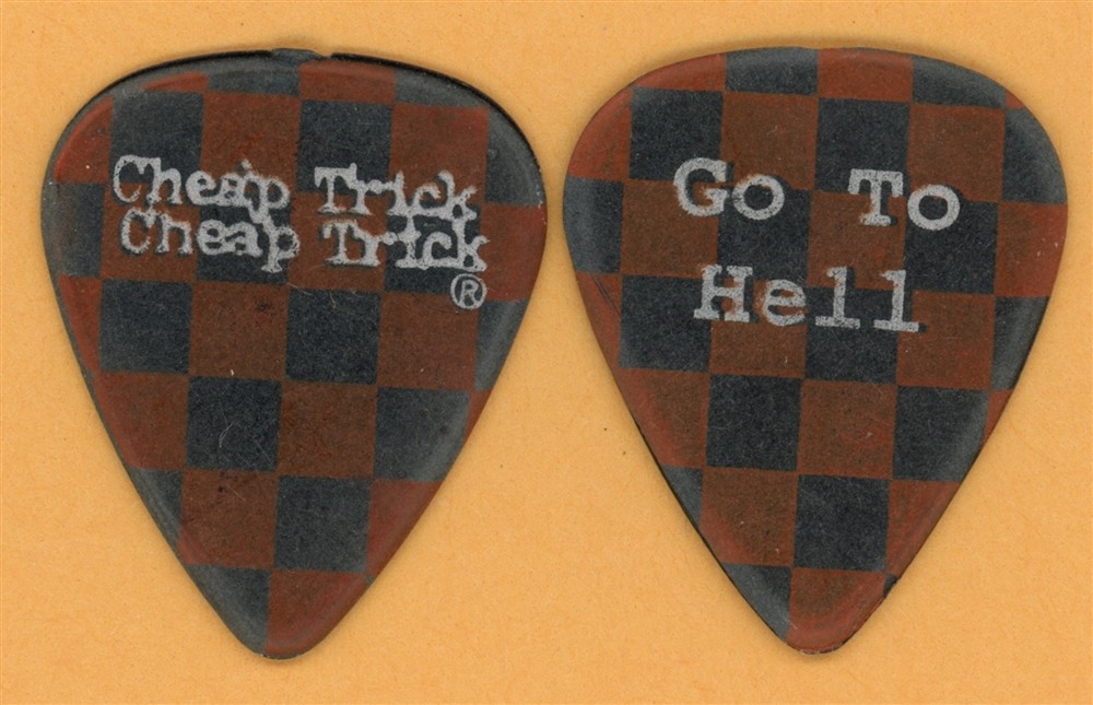 Cheap Trick Tom Petersson Vintage Guitar Pick - 2000 Go To Hell Tour ...