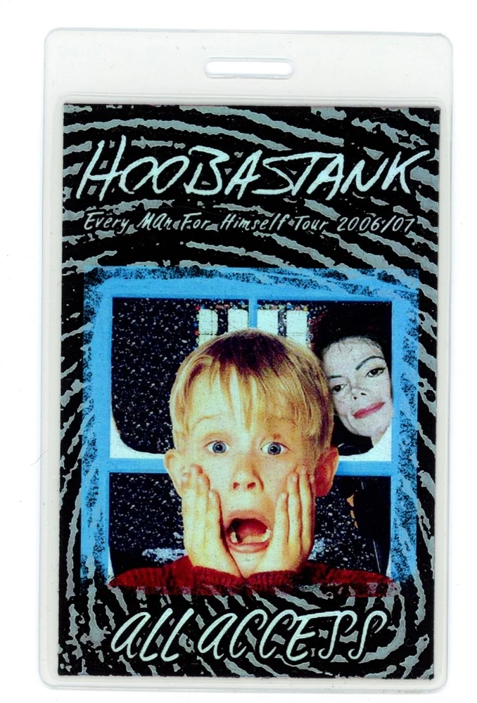 Hoobastank Home Alone Michael Jackson All Access Laminated Backstage ...