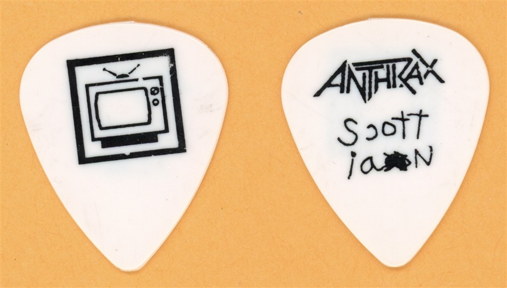 Anthrax Scott Ian Vintage Guitar Pick - 1993 Sound of White Noise Tour ...
