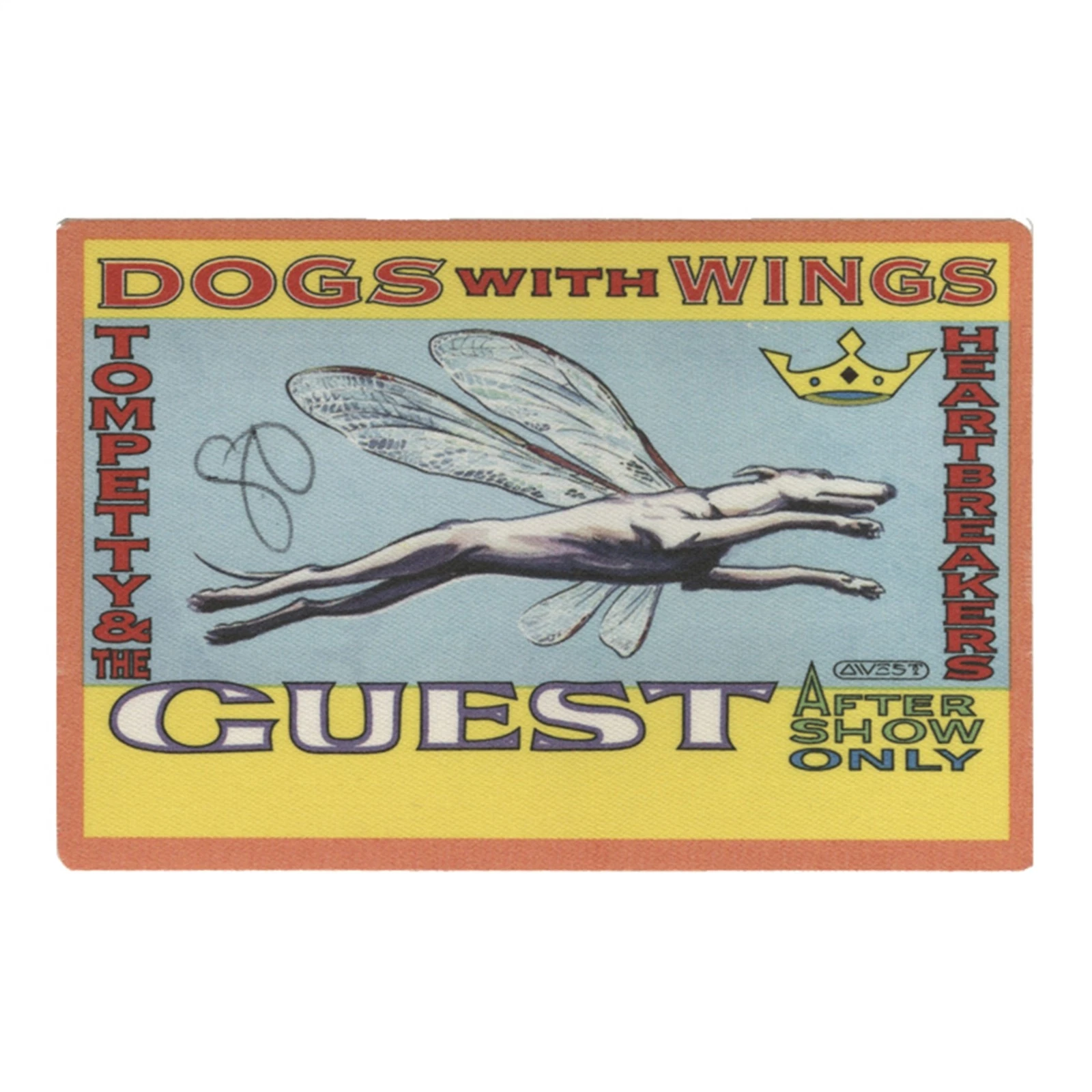 Tom Petty 1995 Dogs with Wings Concert Tour guest Backstage Pass guest ...