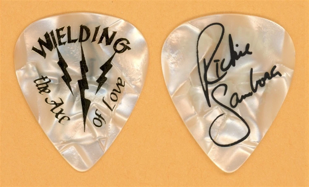 Bon Jovi Richie Sambora Axe of Love (BOLTS) Guitar Pick - 2003 Bounce ...