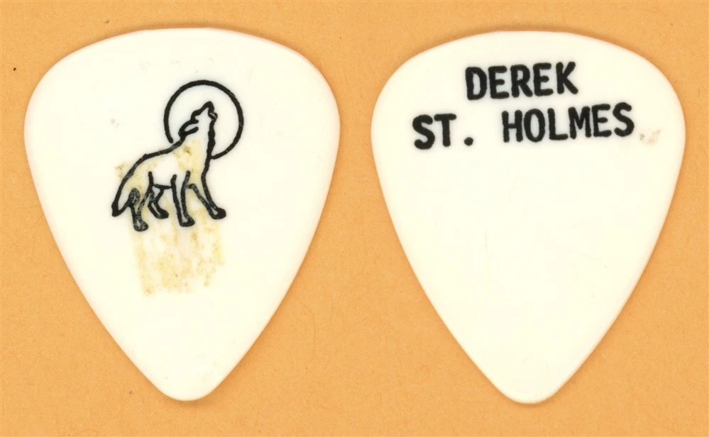 Ted Nugent Derek St. Holmes Vintage Guitar Pick - 1988 Lick 'Em Tour ...