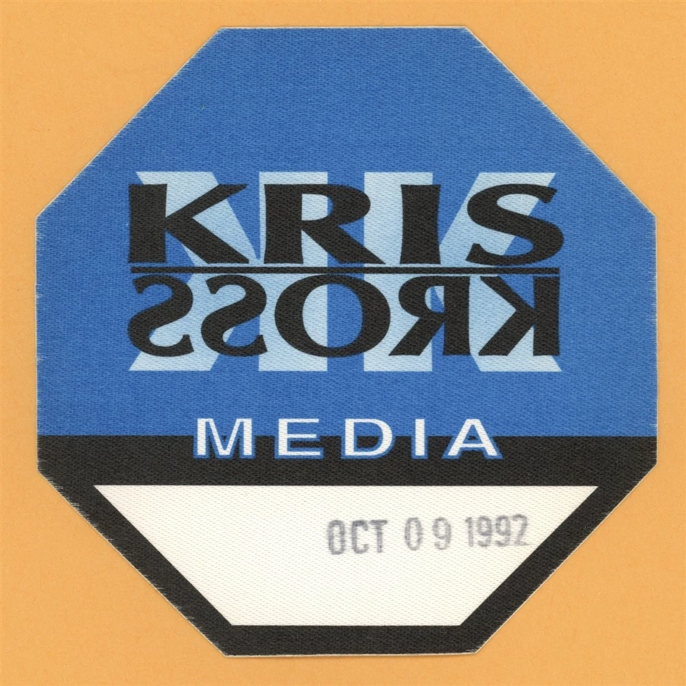 Kriss Kross 1992 Totally Krossed Out Concert Tour MEDIA Backstage Pass ...