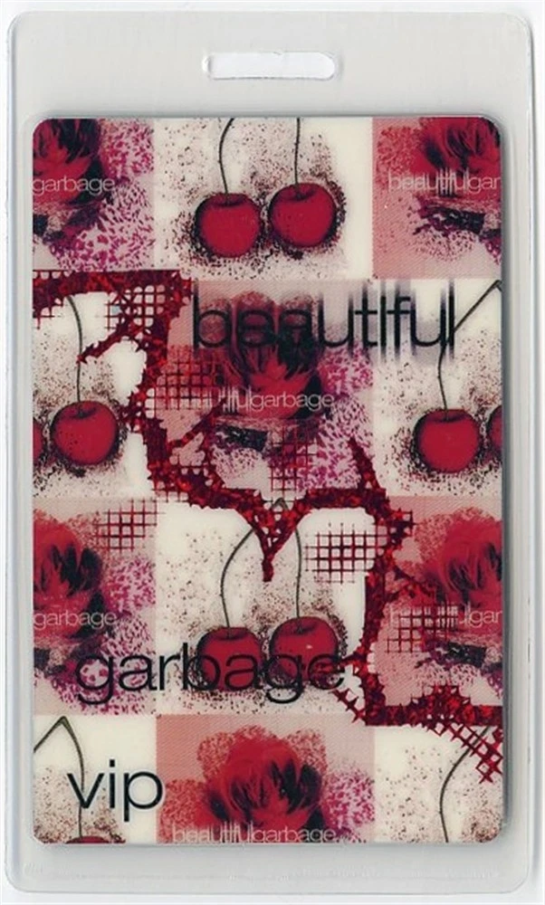 Garbage 2001 Beautiful Concert Tour VIP Laminated Backstage Pass ...