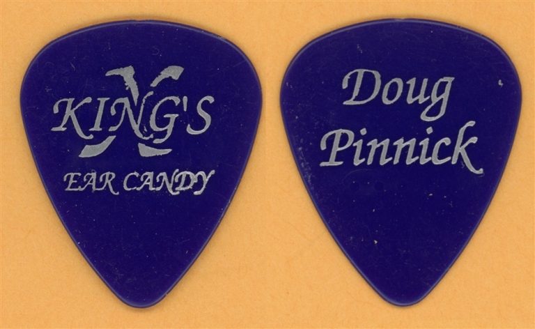 King's X Doug Pinnick Vintage Guitar Pick - 1996 Ear Candy Tour ...