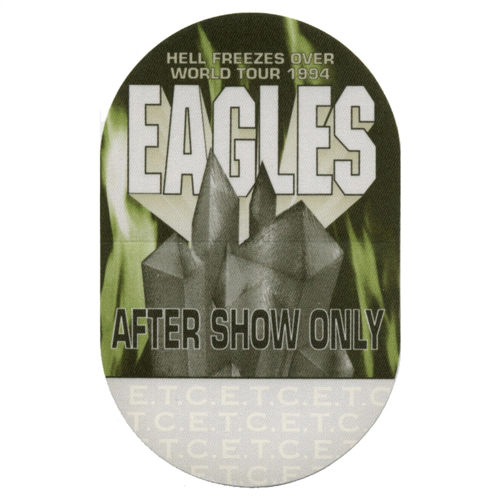 The Eagles 1994 Hell Freezes Over Concert Tour Aftershow Backstage Pass ...