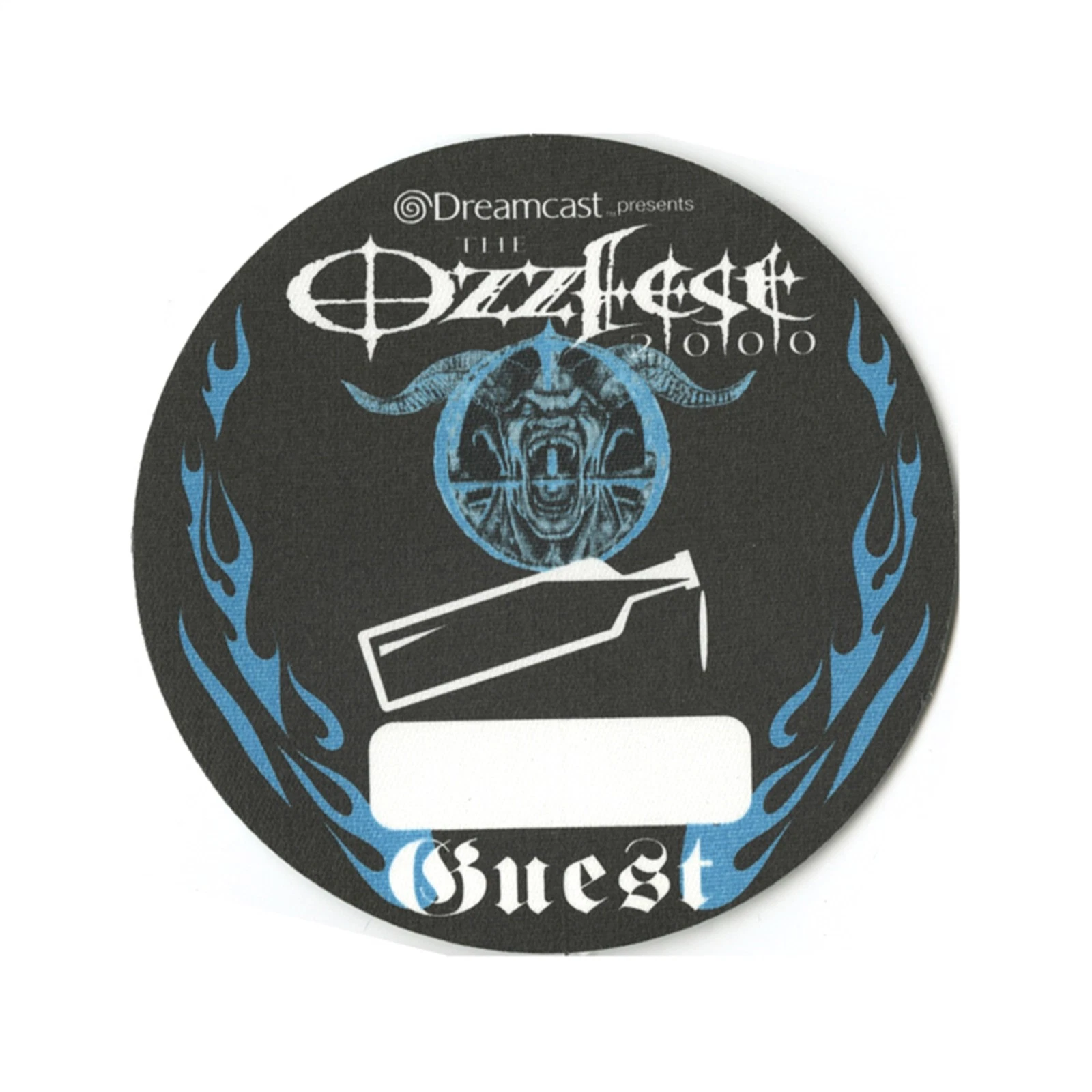 Ozzy Osbourne 2000 Ozzfest w/ Pantera Concert Tour Guest Backstage Pass ...