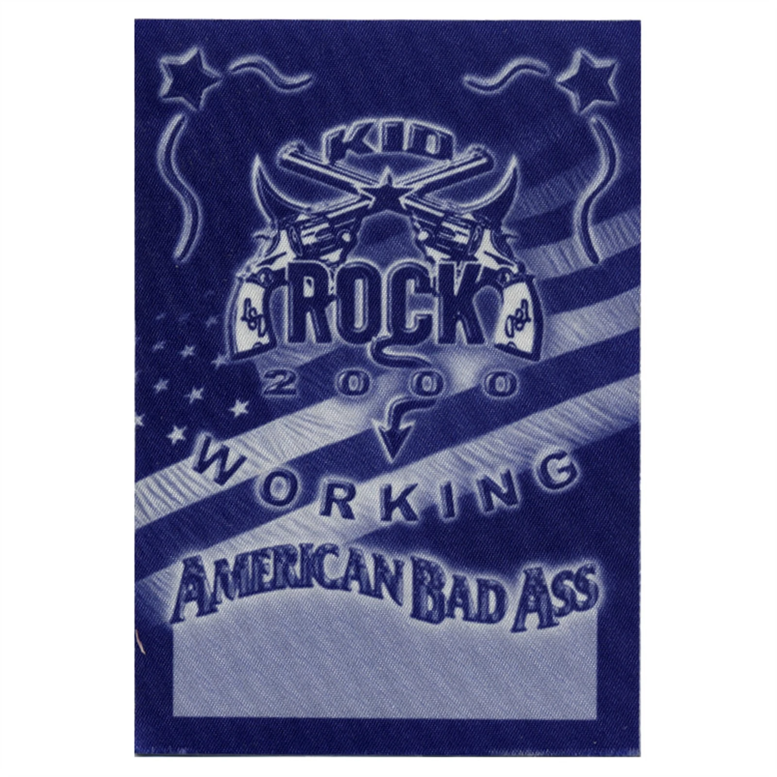 Kid Rock 2000 American Bad Ass Concert Tour Working Backstage Pass ...