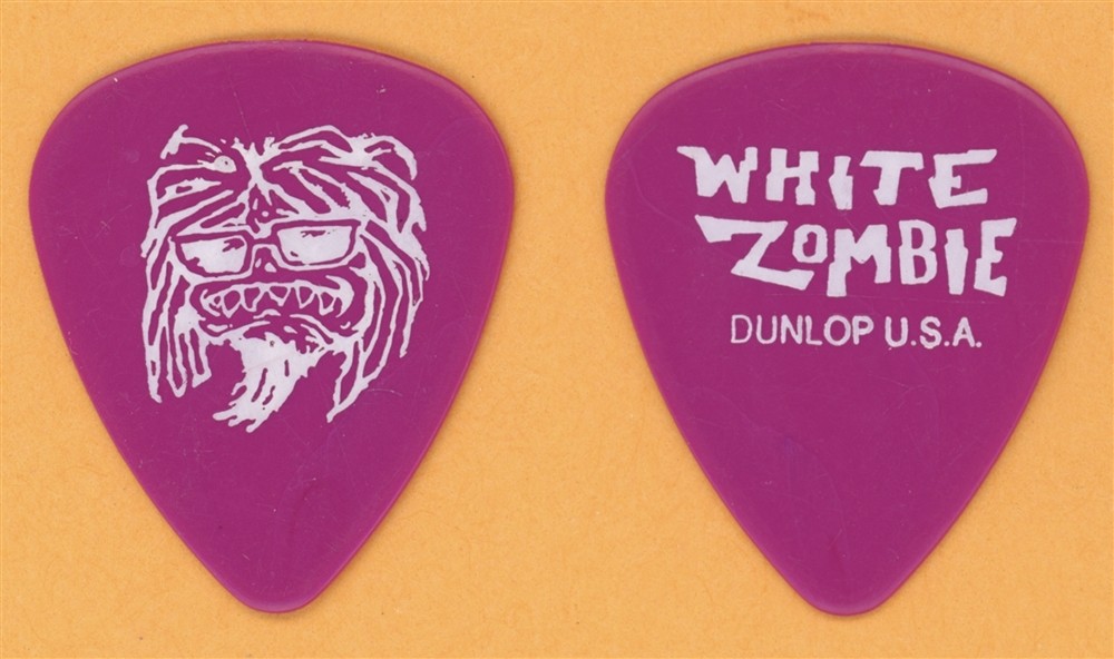 White Zombie Jay Yuenger Vintage Guitar Pick - 1992 La Sexorcisto Tour ...