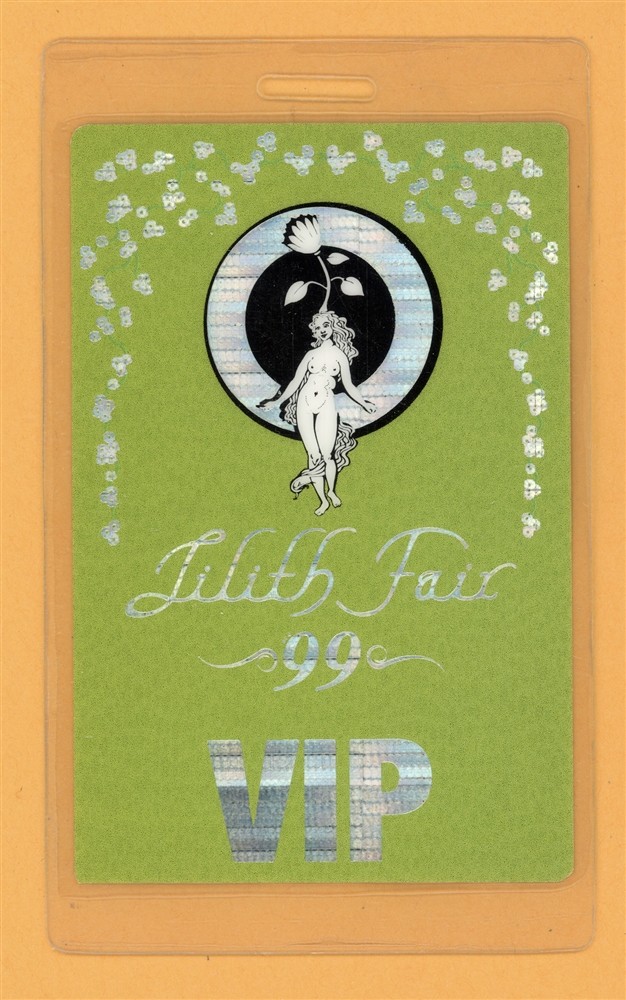 Sarah McLachlan 1999 Lilith Fair Tour w/ Indigo Girls Laminated ...