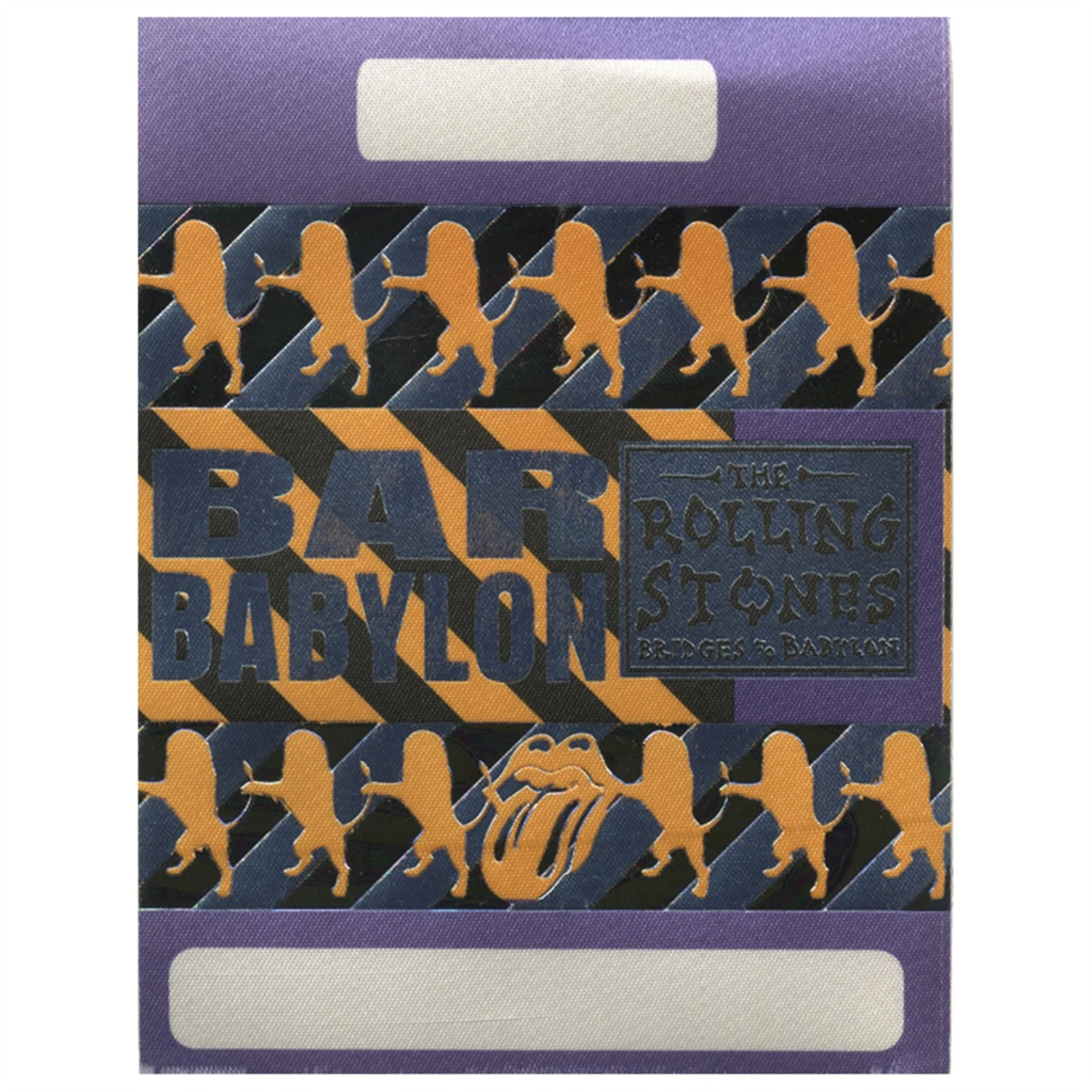 Rolling Stones 1997 Bridges to Babylon Concert Tour Bar Babylon ...