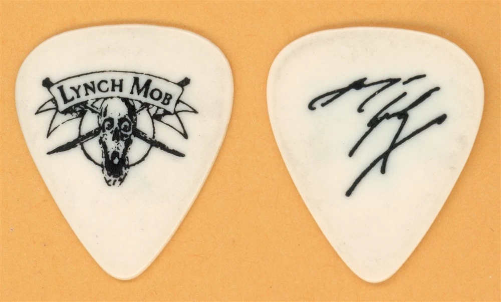 Lynch Mob George Lynch Vintage Guitar Pick - 1990 Wicked Sensation Tour ...