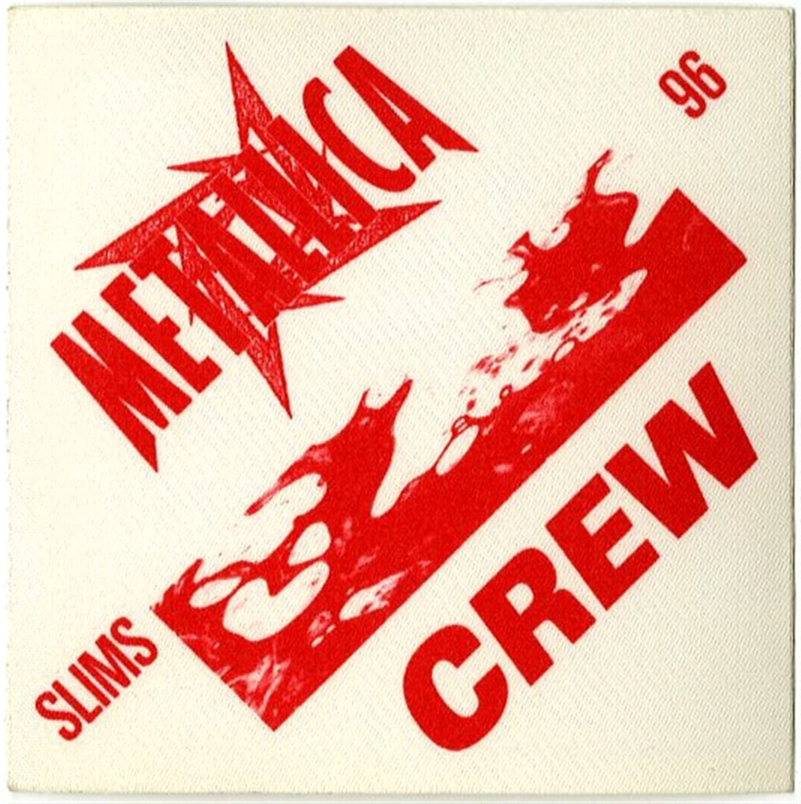 Metallica 1996 Escape From the Studio Concert Tour Working Crew ...