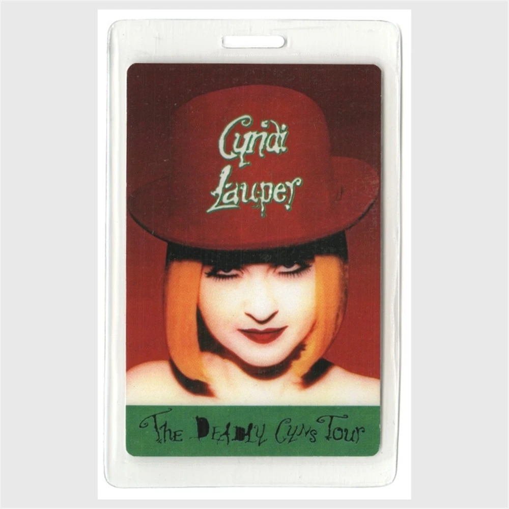 Cyndi Lauper 1994 Hat Full of Stars Concert Tour Vintage Laminate ...
