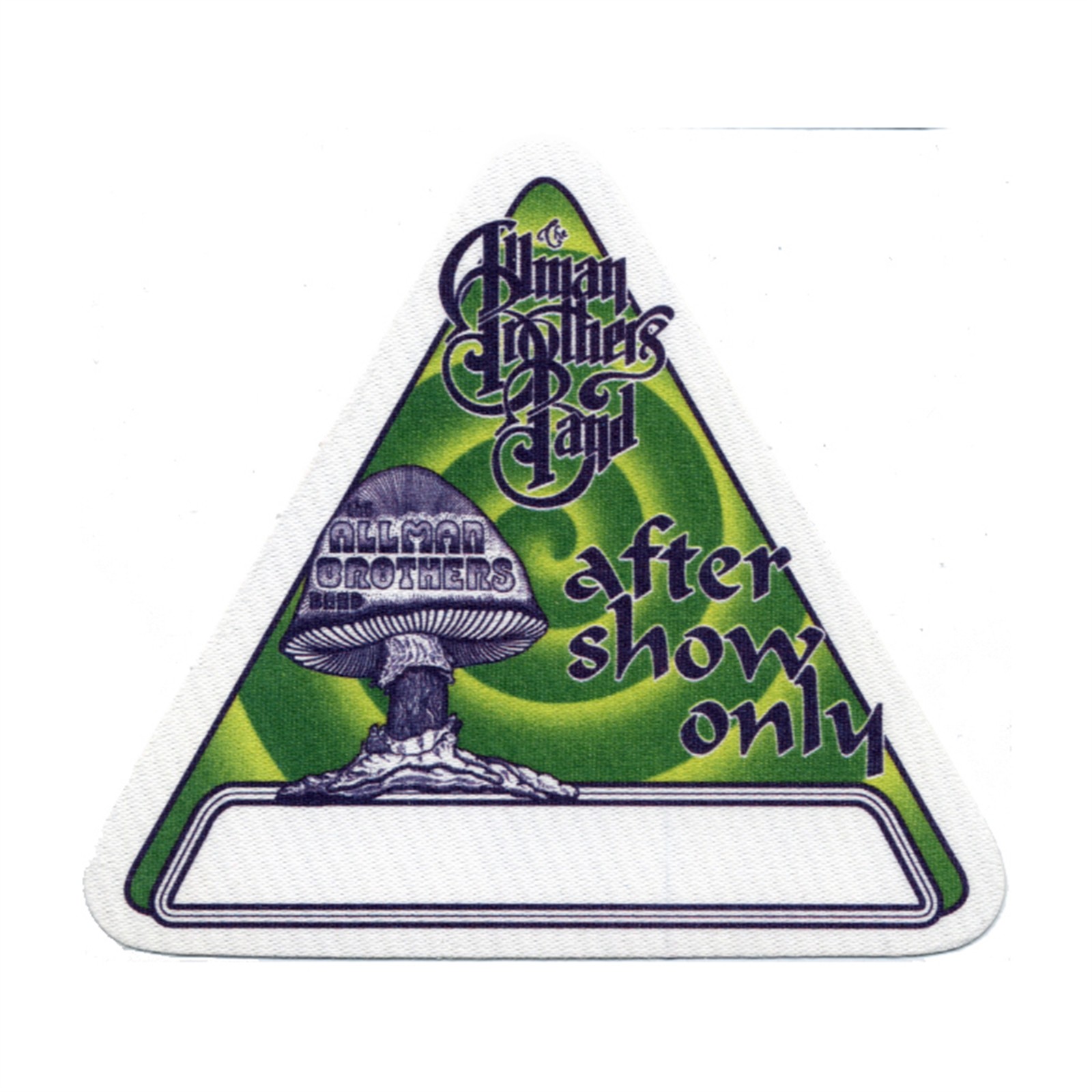 Allman Brothers 1996 Concert Tour After Show Backstage Pass | Autographia