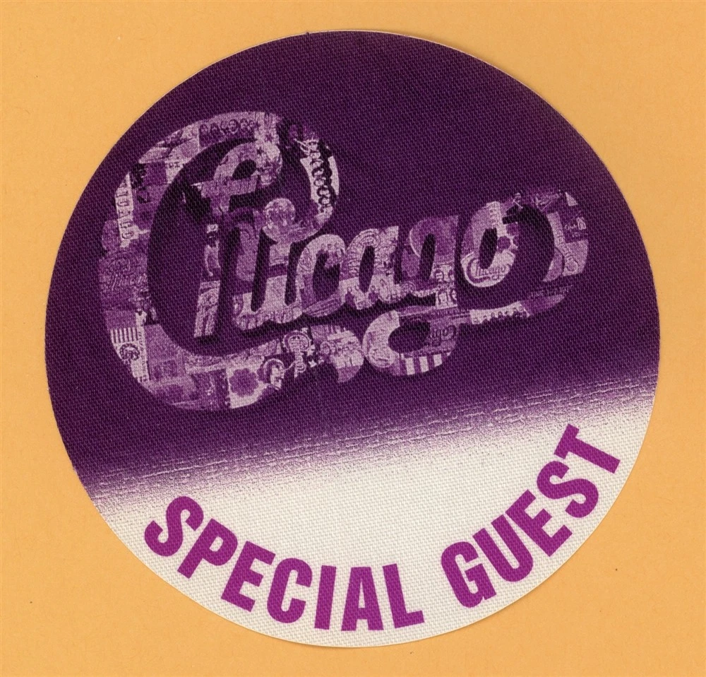 Chicago 1999 Concert Tour GUEST Backstage Pass | Autographia
