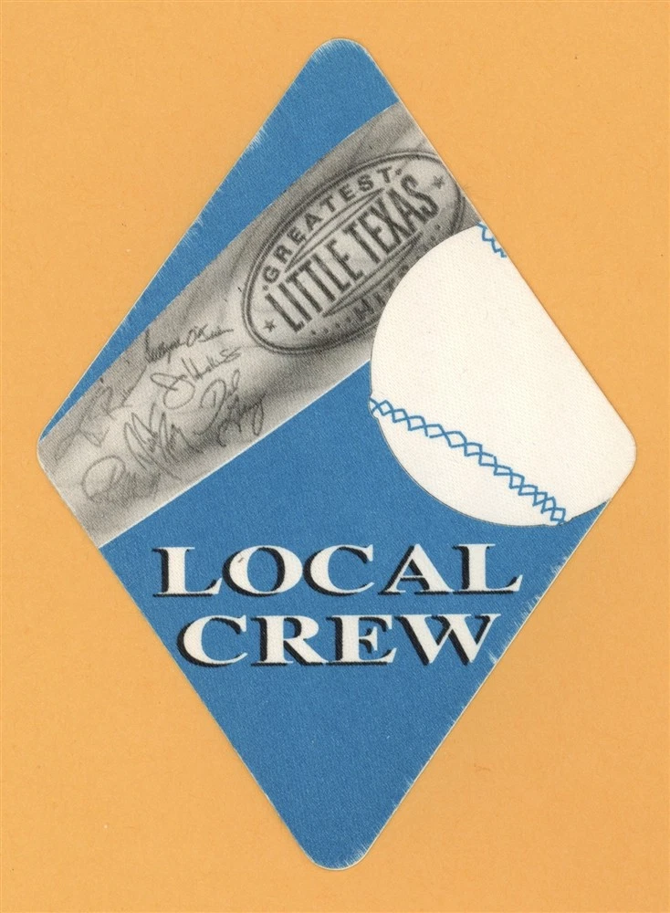 Little Texas 1995 Greatest Hits Concert Tour CREW Backstage Pass ...