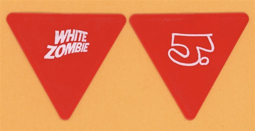 White Zombie Jay Yuneger Vintage Guitar Pick - 1997 Astro Creep Tour ...