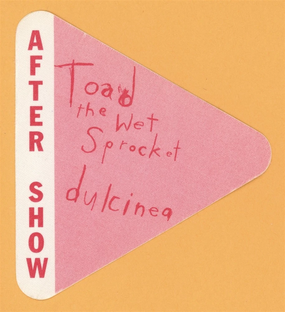 Toad The Wet Sprocket 1994 Dulcinea Concert Tour AFTER SHOW Backstage ...