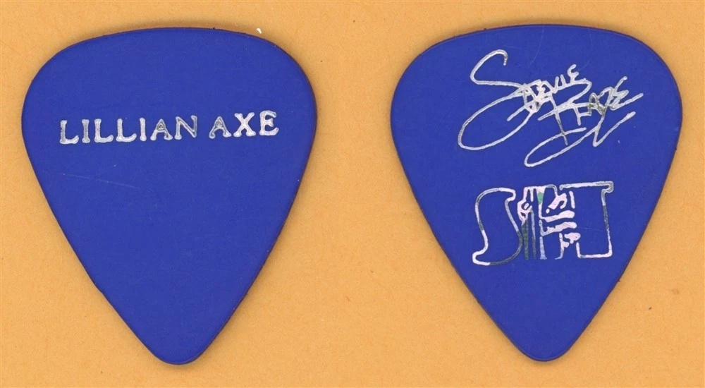 Lillian Axe Steve Blaze Vintage Guitar Pick - 1992 Poetic Justice Tour ...