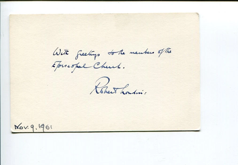 Robert Stopford Bishop London Bermuda Jerusalem Clergy Signed Autograph ...