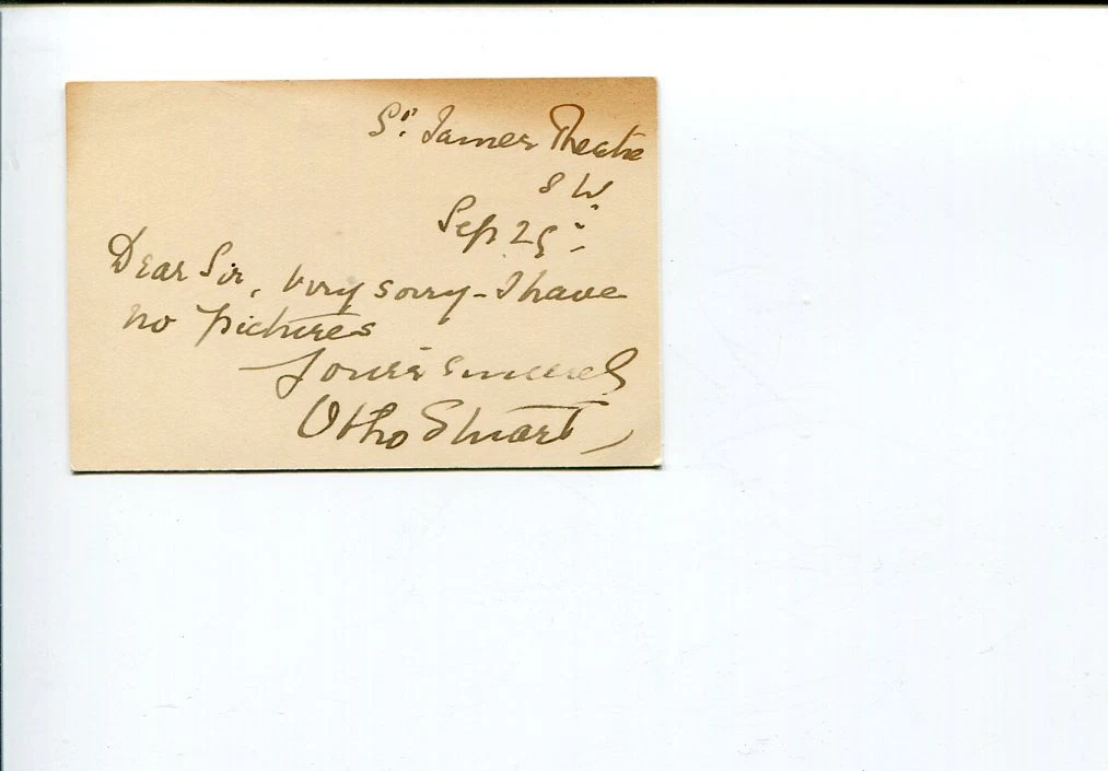 Otho Stuart Early Shakespearean Actor Signed Autograph | Autographia