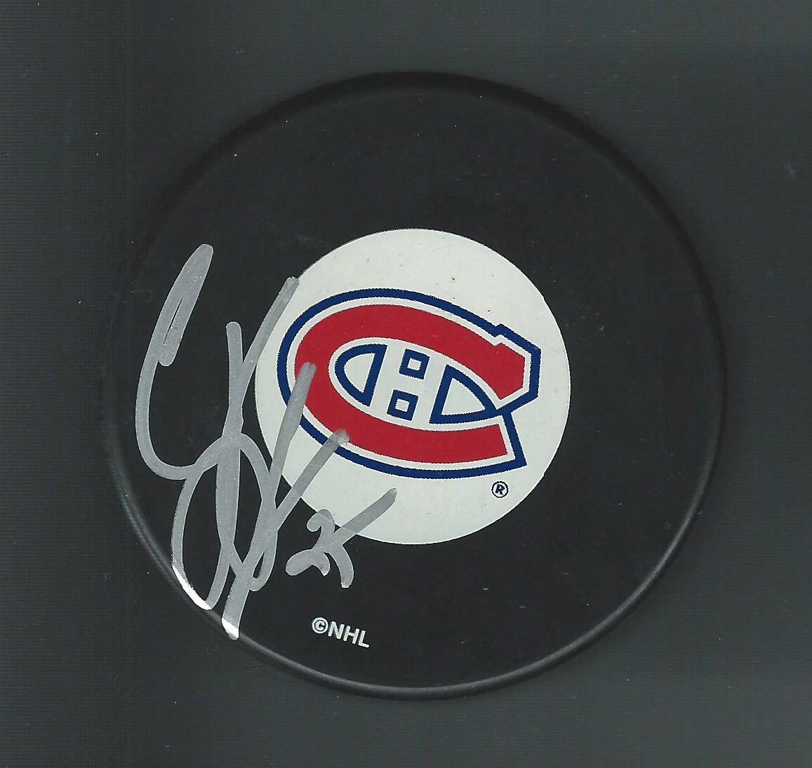 Chad Kilger Signed Montreal Canadiens Puck | Autographia