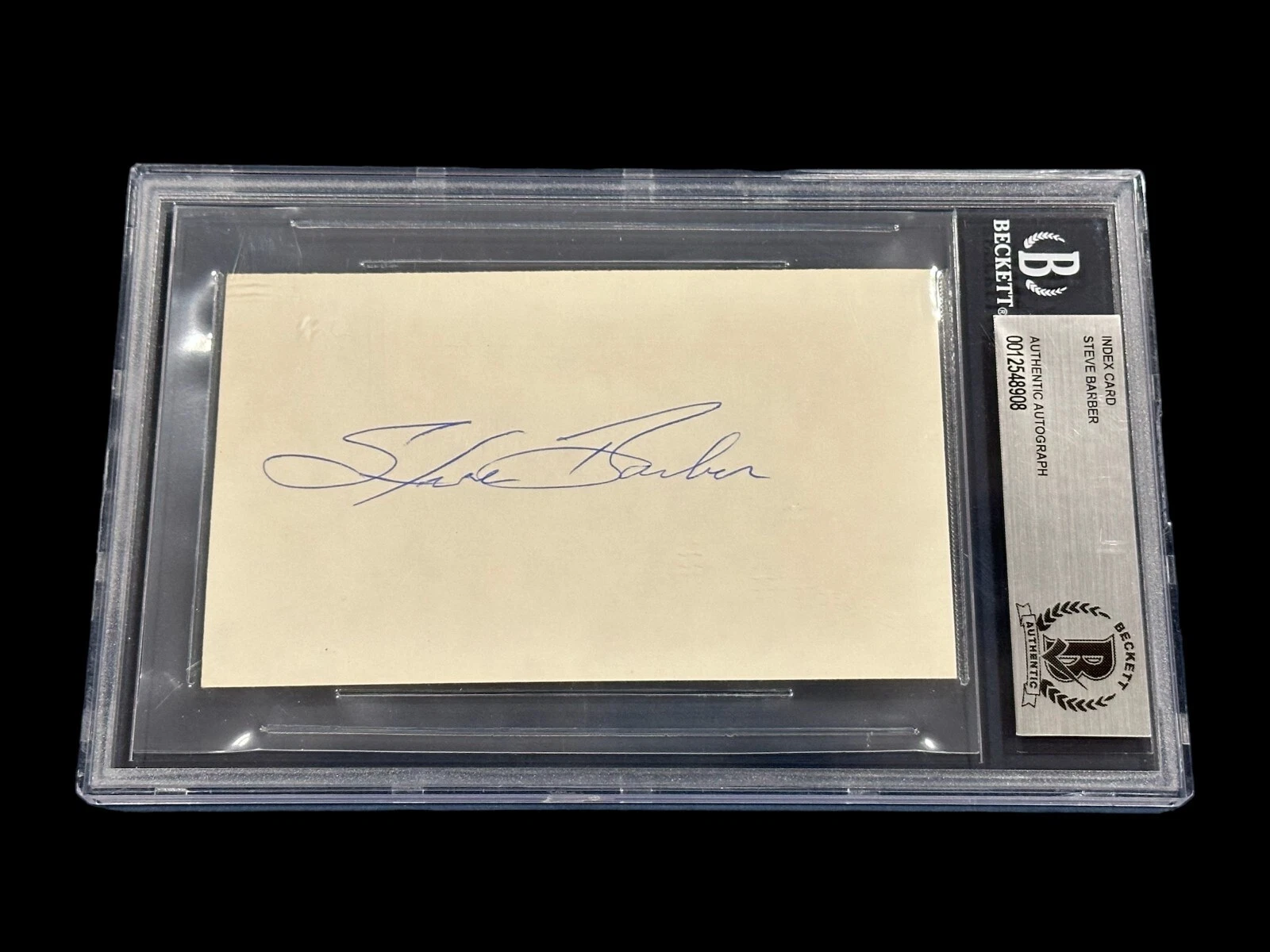 Steve Barber Baltimore Orioles No Hi Seattle Pilots Signed Autograph ...