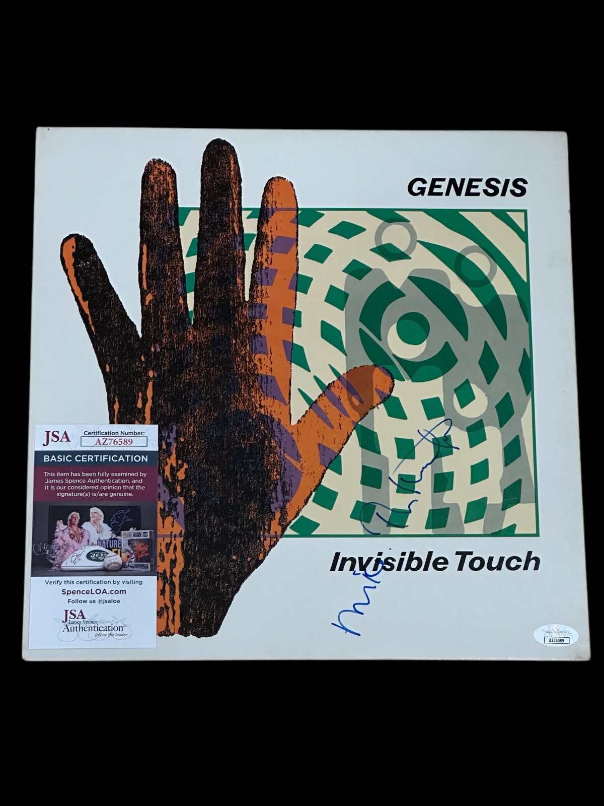 Mike Rutherford Genesis Invisible Touch Rare Signed Autograph Album ...