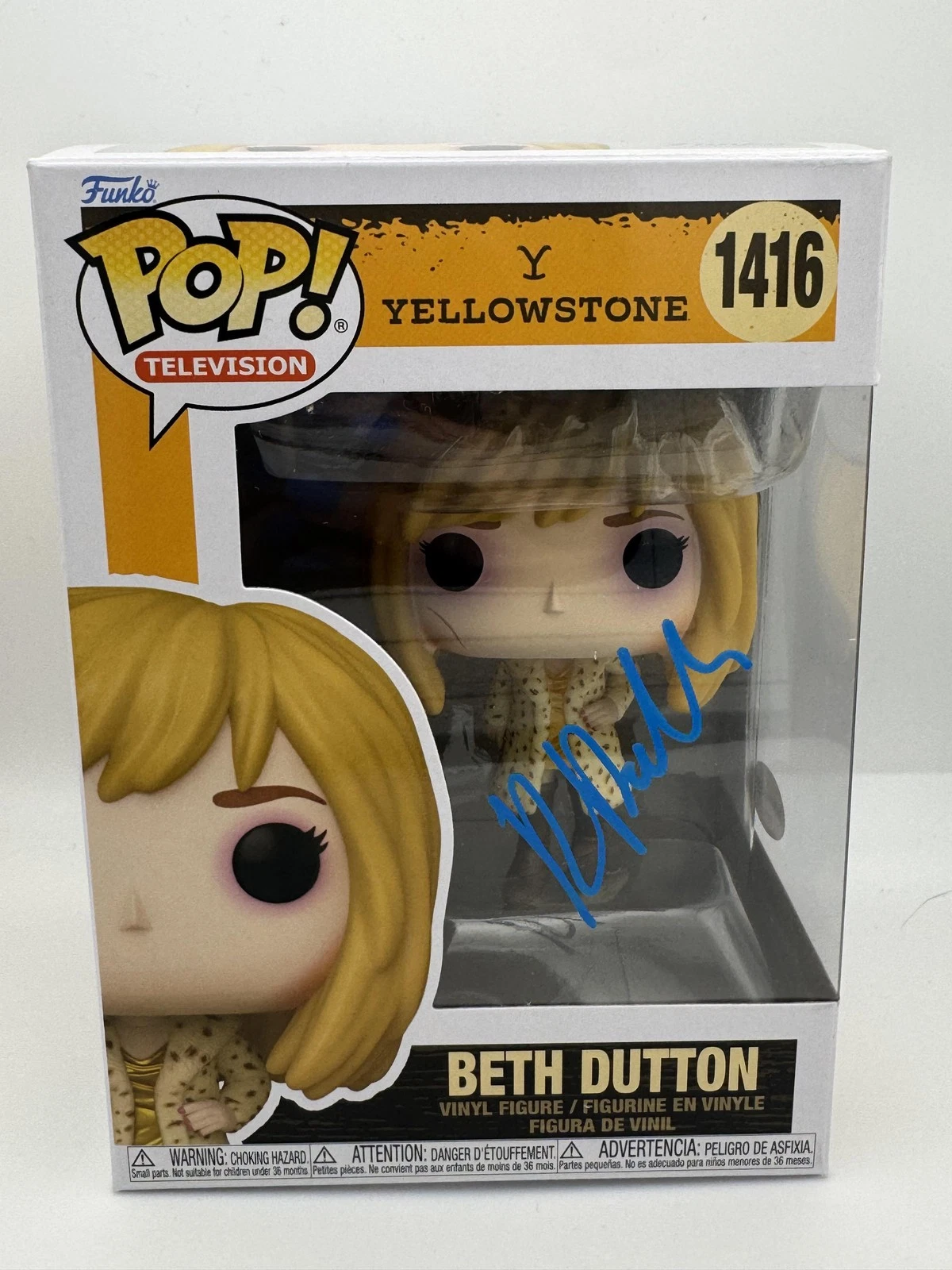 Kelly Reilly "Yellowstone" AUTOGRAPH Signed 'Beth Dutton' 1416 Funko ...
