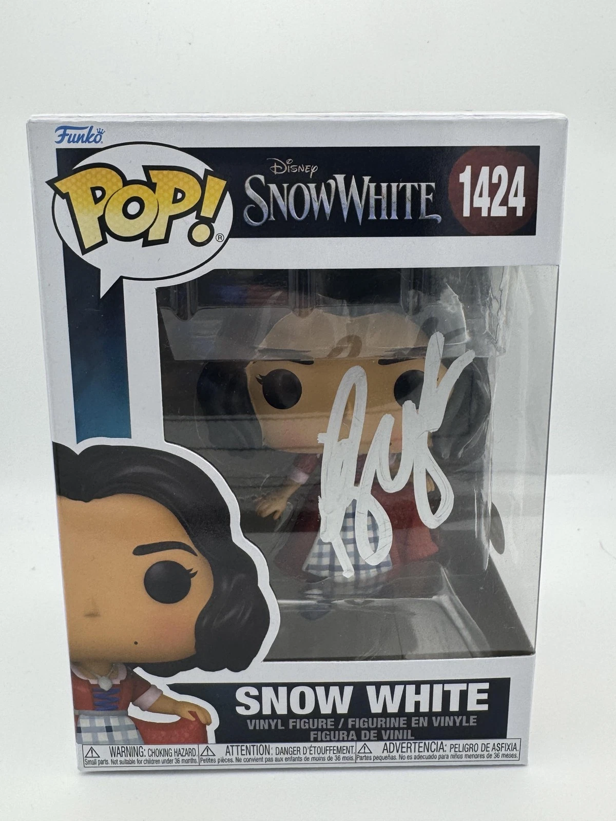 Rachel Zegler "Snow White" AUTOGRAPH Signed 1424 Vinyl Figure Funko Pop ...