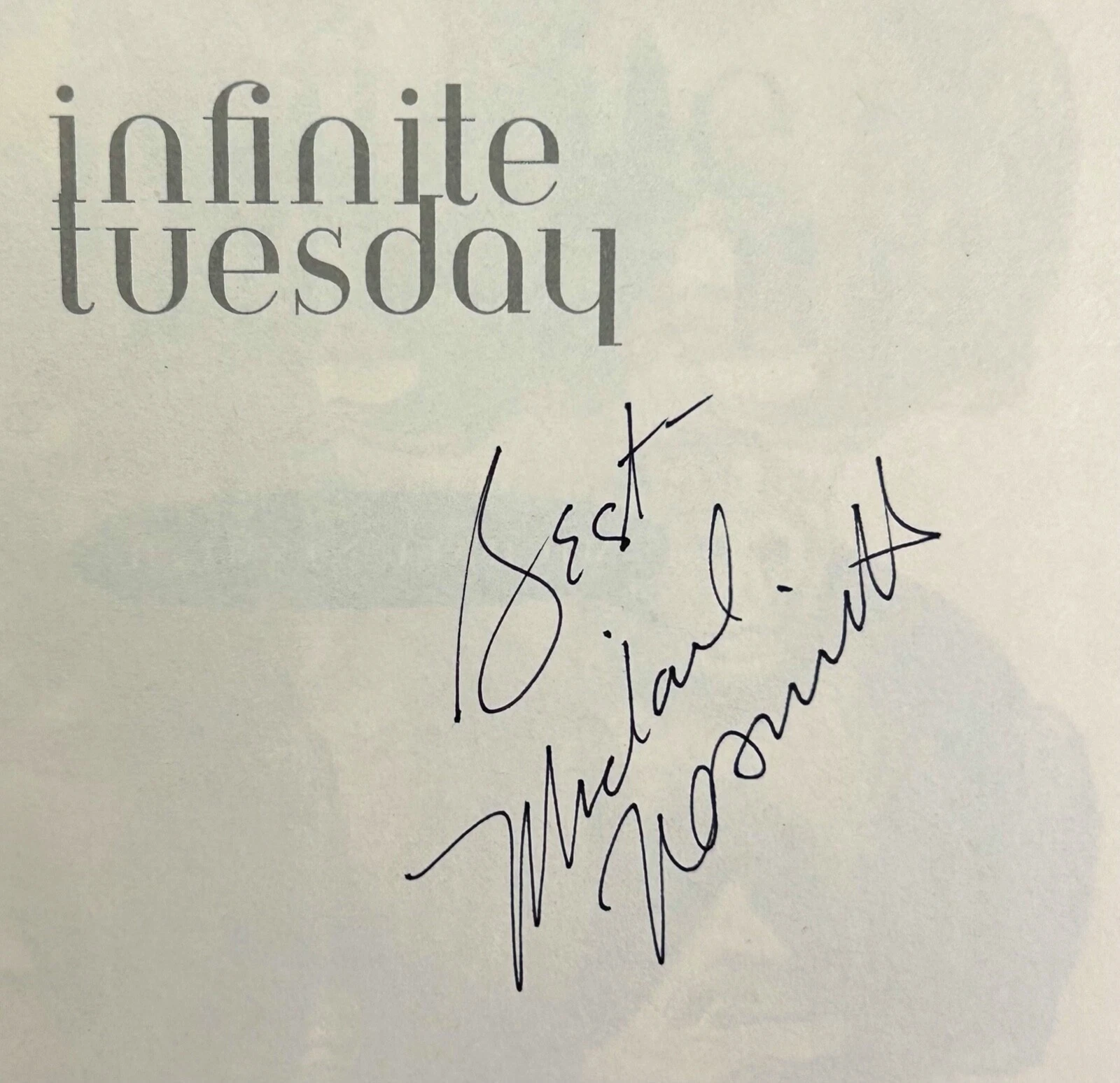 MICHAEL NESMITH Signed Autograph Book "'Infinite Tuesday" The Monkees ...