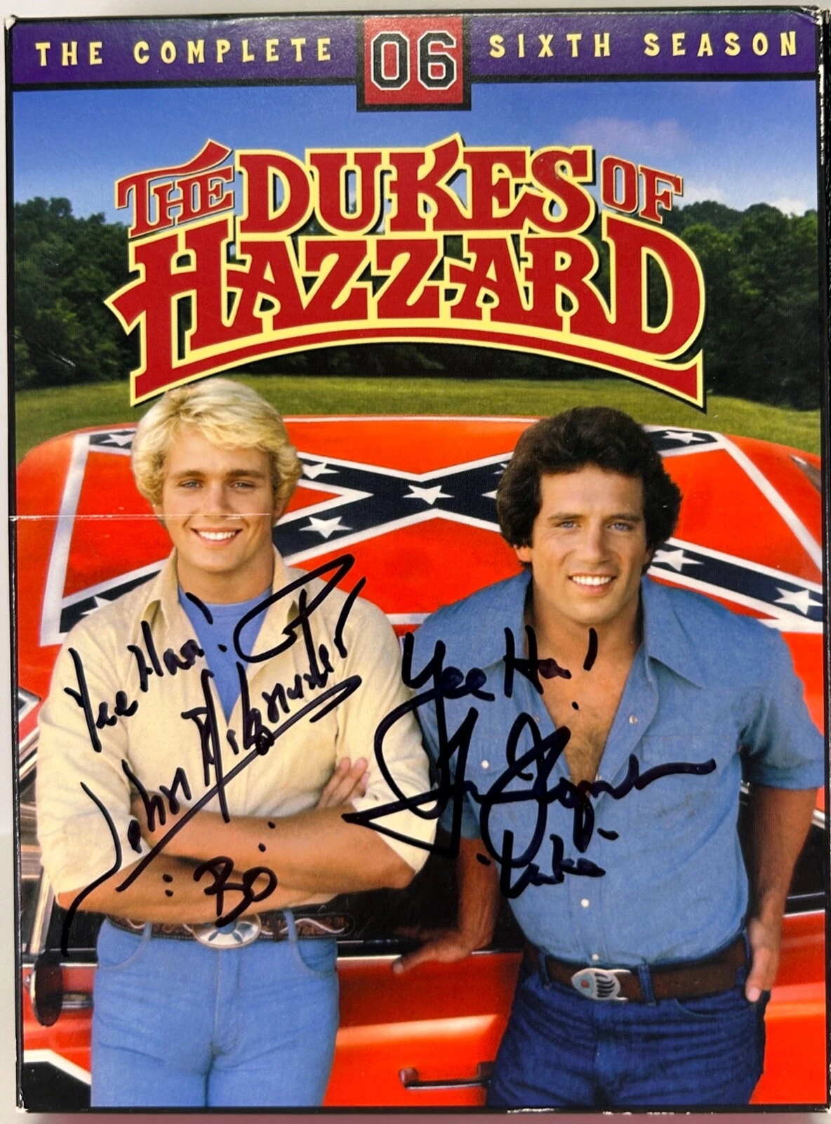 SCHNEIDER WOPAT Signed DVD Season 6 Box Set DUKES OF HAZZARD JSA ...